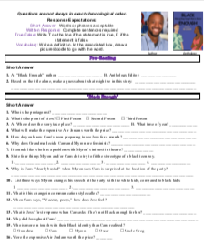 Black Enough: "Black Enough" No-Prep Workbook (by Johnson) – ELA Hwy