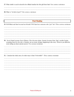 Flying Lessons & Other Stories: "Secret Samantha" No-Prep Workbook ...