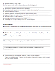 They Poured Fire on Us From the Sky: Part 4 Workbook – ELA Hwy