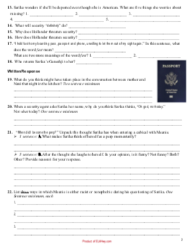 Come On In: "The Trip" No-Prep Workbook & Identity Lesson Bundled (sav ...