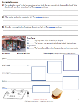 Black Enough: "The Ingredients" No-Prep Workbook – ELA Hwy