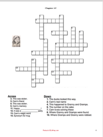 Cam Jansen and the Birthday Mystery by David Adler: Reading Comprehens ...