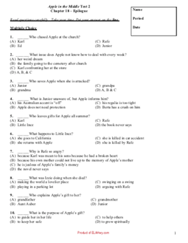 Apple in the Middle: Tests 1 & 2 Bundled – ELA Hwy