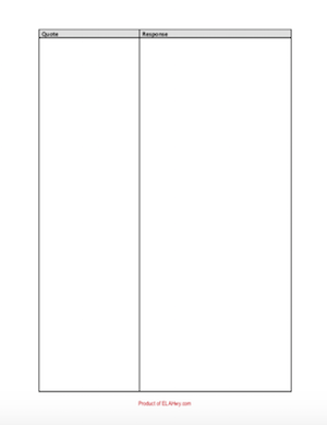 Stuck in Neutral by Terry Trueman: Dual Entry Reading Response Journal ...