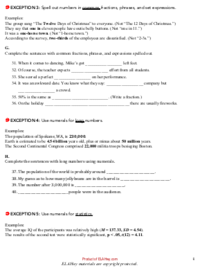 Using Numbers in Writing: A Simplified Explanation of APA Guidelines ...