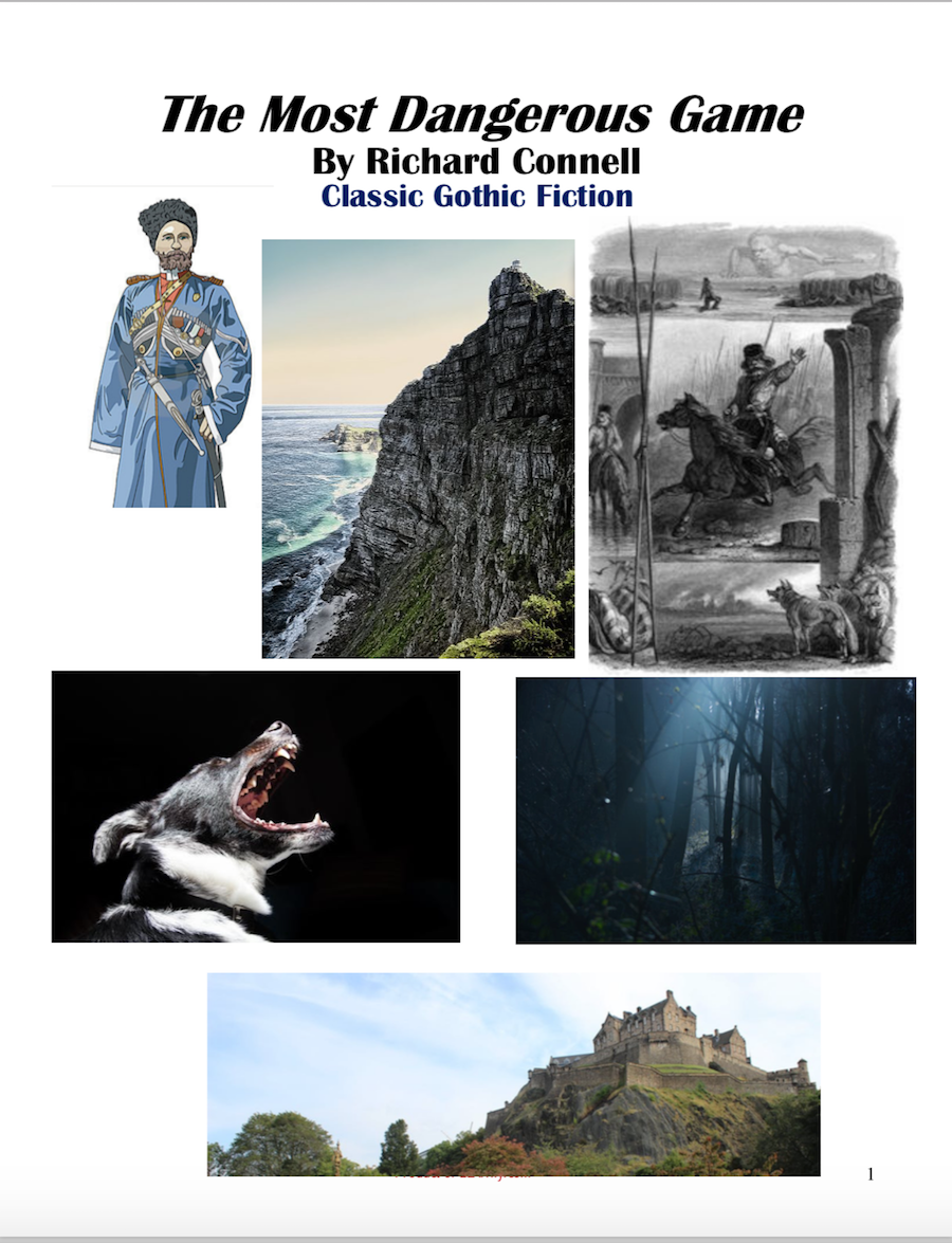 The Most Dangerous Game by Richard Connell: Mini-Unit – ELA Hwy