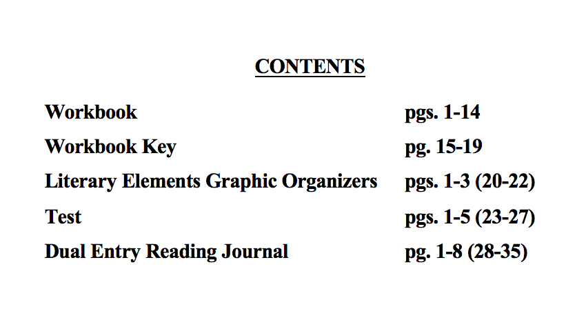 Monster by Walter Dean Myers: No-prep UNIT – ELA Hwy