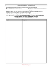 On a Clear Day by Walter Dean Myers: Dual Entry Reading Response Journ ...