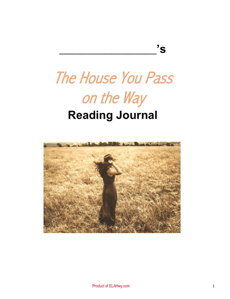 The House You Pass on the Way by Jacqueline Woodson: Dual Entry Readin ...